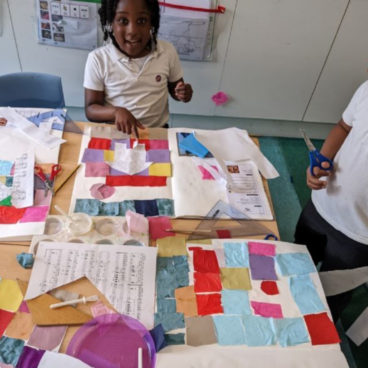 St George's CE Primary School - Creative Collaging!