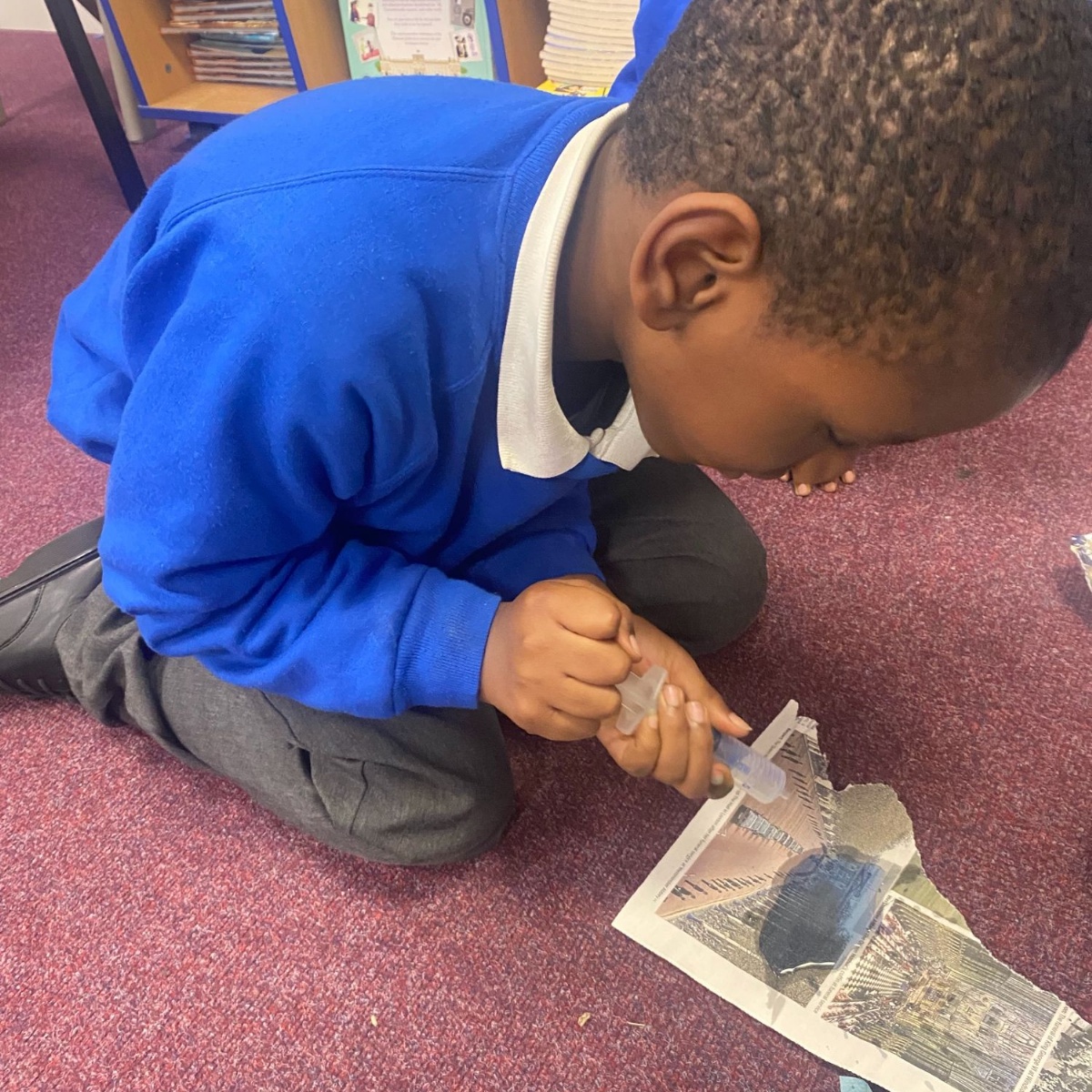 St George's CE Primary School - Absorbing materials