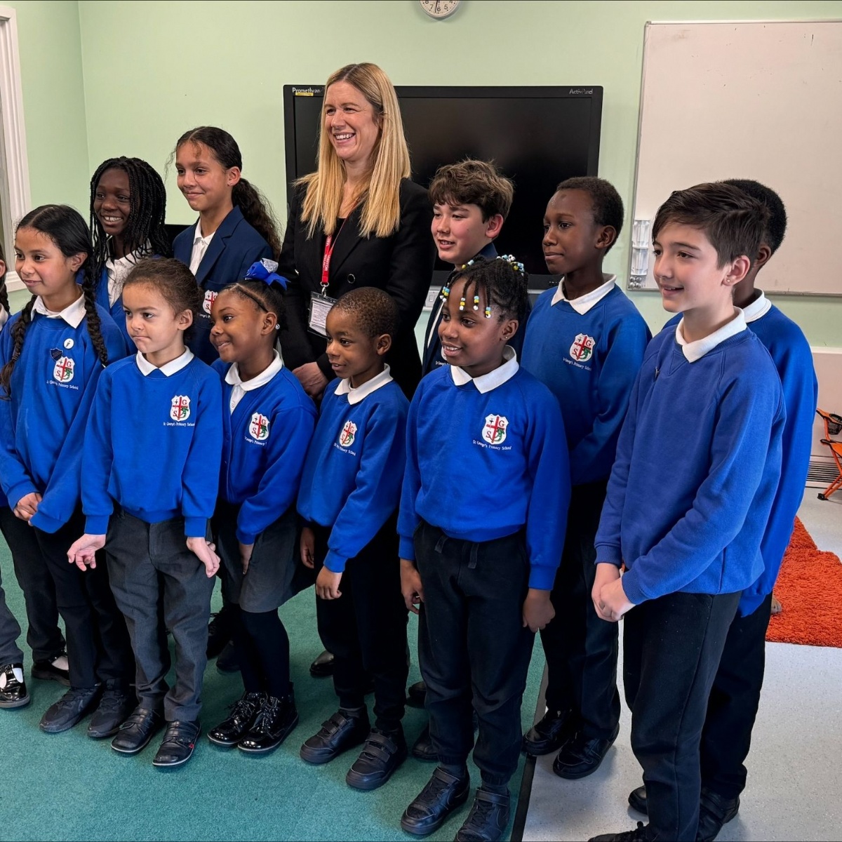 St George's CE Primary School - Inspiring Visit from Ellie Reeves, MP