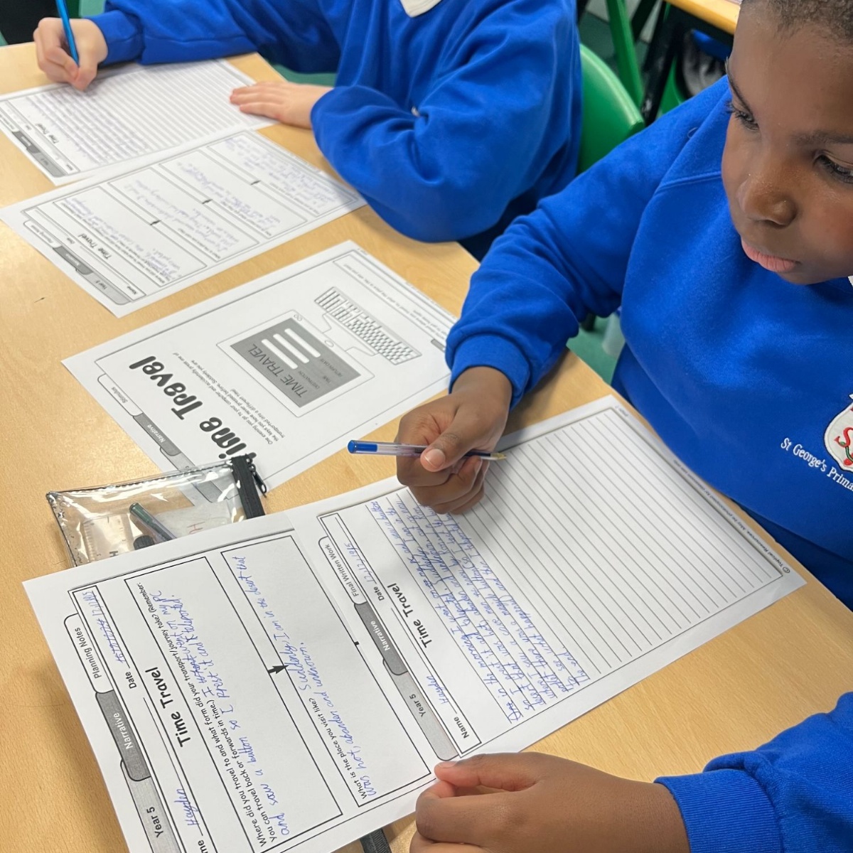 St George's CE Primary School - Shackleton Class: Travelling in time!